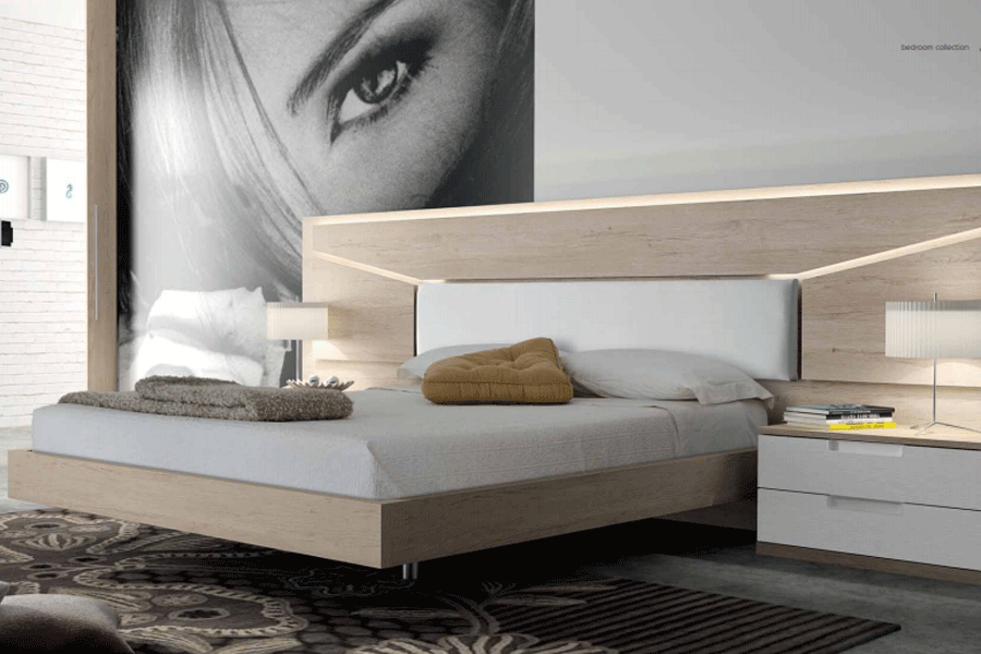 Modern Bed Elba EOS 114