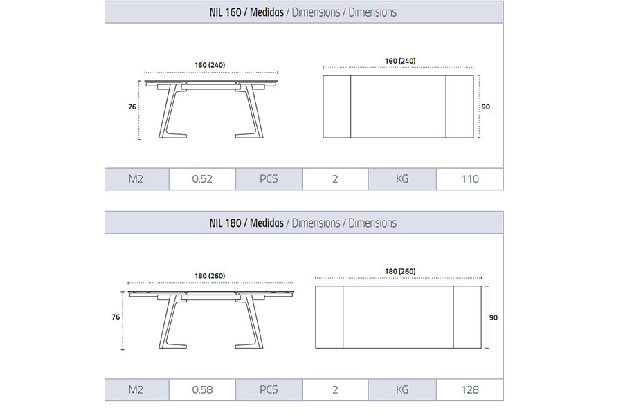 DINING ROOM :: Modern Dining Tables :: Extendable Modern Dining Table ...